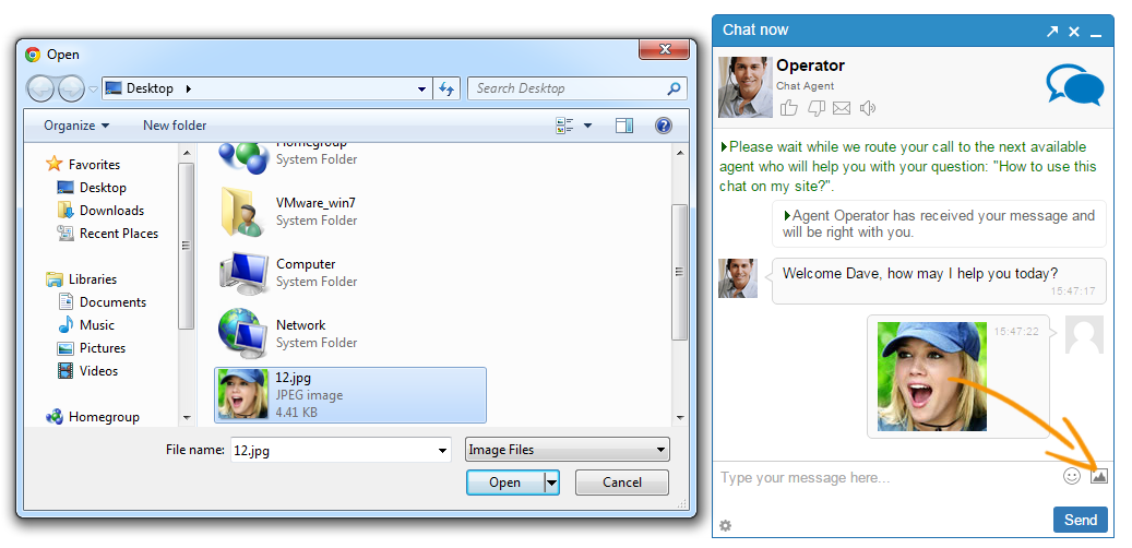 Live chat Screenshots | Live chat Software Screenshots | Live Support ...
